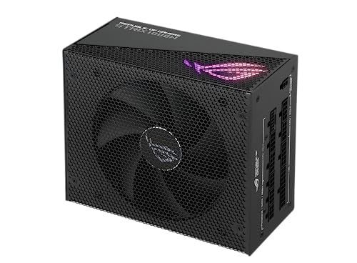 ASUS ROG Strix 1000W Gold Aura Edition (Fully Modular Power Supply, 80+ Gold Certified, ATX 3.0, Cybenetics Lambda A+ Certification, PCIe Gen 5.0 Ready, Axial-tech Fan, Aura Sync, 10-Year Warranty)
