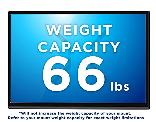 Mount-It! VESA Mount Adapter Kit | TV Wall Mount Bracket Adapter Converts 200x200 mm Patterns to 300x300 and 400x400 mm | Fits Most 32 Inch to 55 Inch TVs | Hardware Included