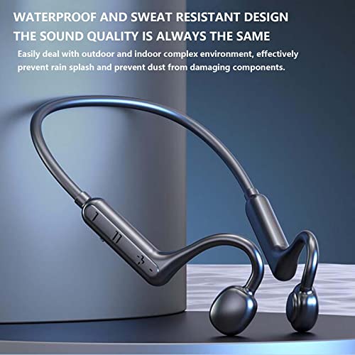 Fufafayo Sound Wave Conduction Bluetooth Headset Long-Lasting Battery Life Sports Waterproof Stereo Surround Sound Headset