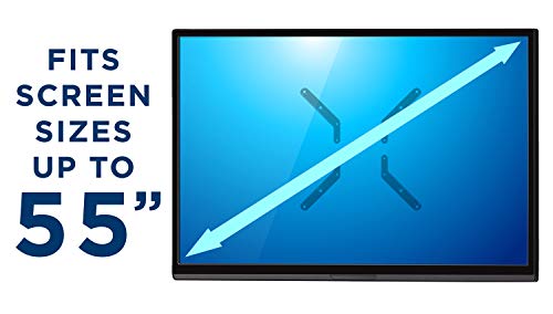 Mount-It! VESA Mount Adapter Kit | TV Wall Mount Bracket Adapter Converts 200x200 mm Patterns to 300x300 and 400x400 mm | Fits Most 32 Inch to 55 Inch TVs | Hardware Included