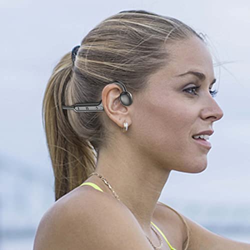 Fufafayo Sound Wave Conduction Bluetooth Headset Long-Lasting Battery Life Sports Waterproof Stereo Surround Sound Headset