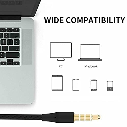 Lobonbo M18 3.5Mm Headphones with Subwoofer Earbuds Adjustable Volume Earphones Music Sports Gaming Headset with Mic