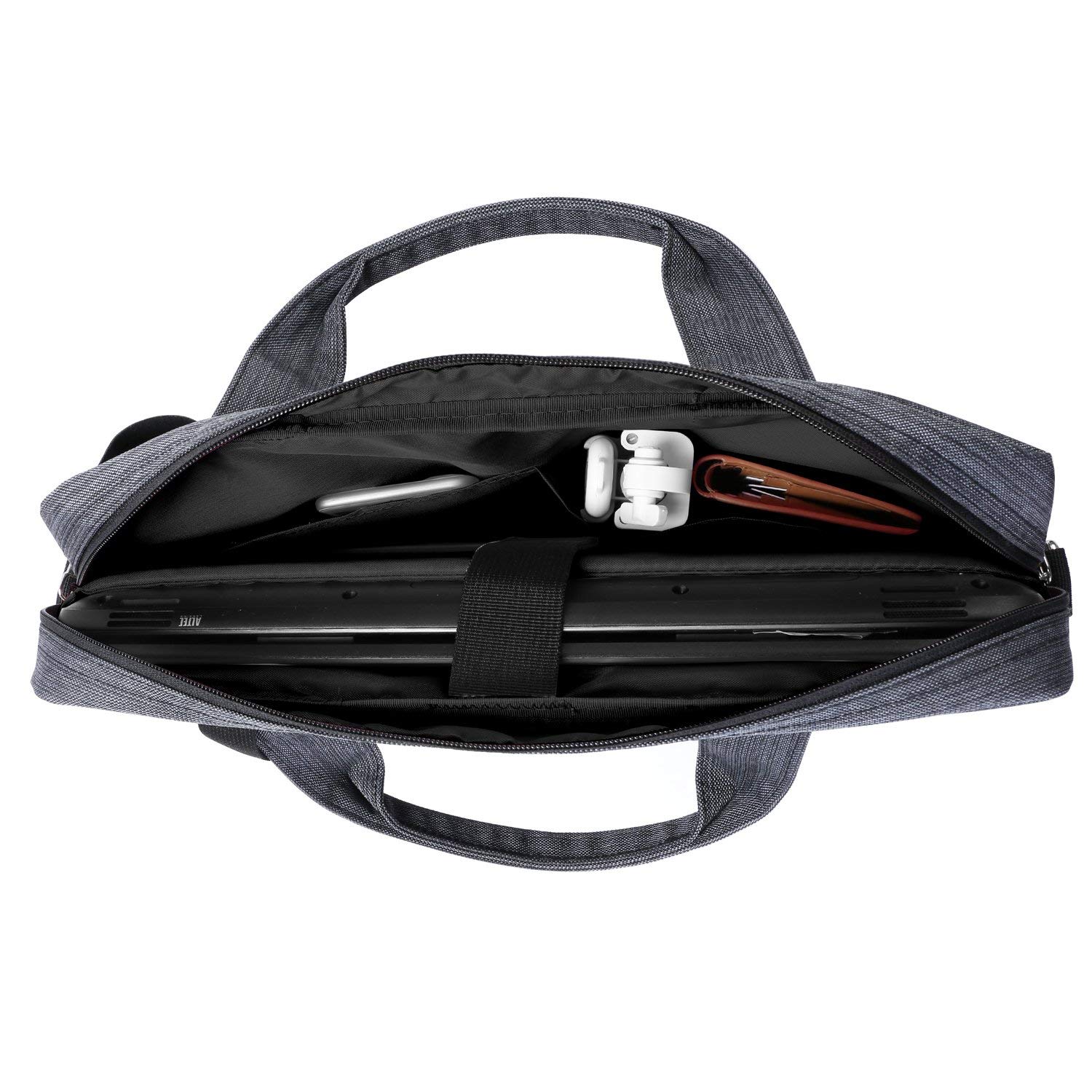 17 inch Protective Padded Sleeve Laptop Shoulder Bag (Black) for ASUS TUF VivoBook 17 Dell Inspiron 17 Precision 7740 Razer Blade Pro V1 Dell Alienware M17 G3 17 HP Essential 17