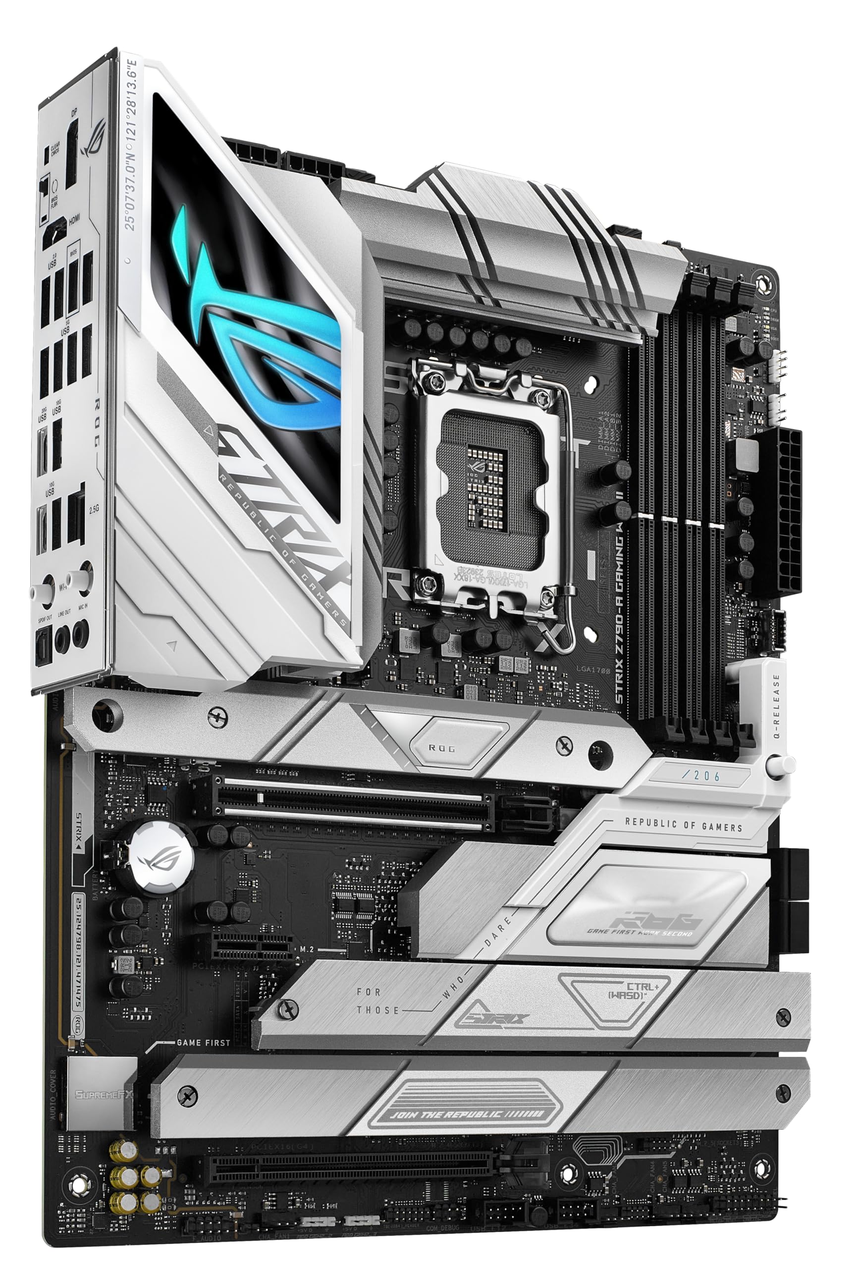 ASUS ROG Strix Z790-A Gaming WiFi II (WiFI 7) LGA 1700(Intel 14th & 13th & 12th Gen) ATX gaming motherboard(DDR5,5X M.2 slots,PCIe 5.0 x16,front-panel USB connector with PD 3.0 up to 30W)