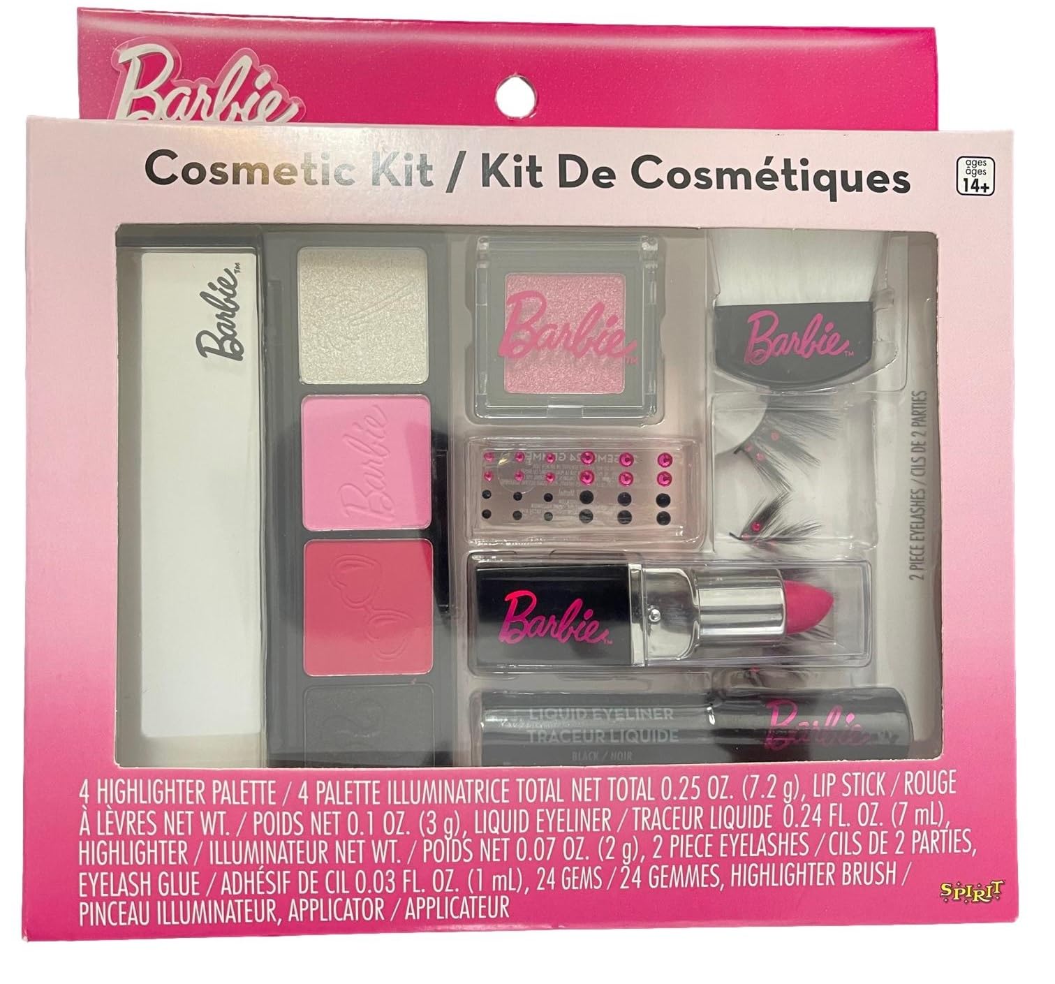 Spirit Halloween Barbie the Movie Adult Barbie Costume (One Size, Barbie Makeup Kit)