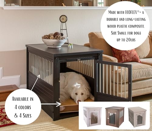 New Age Pet ecoFLEX Pet Crate/End Table, X-Large, Espresso