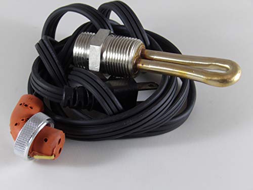 Engine Heater Kit compatible with JCB (J.C. BAMFORD) Tractors Fastrac 3200, Fastrac 3200-65, Fastrac 3200-65 Plus, Fastrac 3200-80, Fastrac 3200-80 Plus w/Cummins QSB6.7 Eng. (Tier 3)