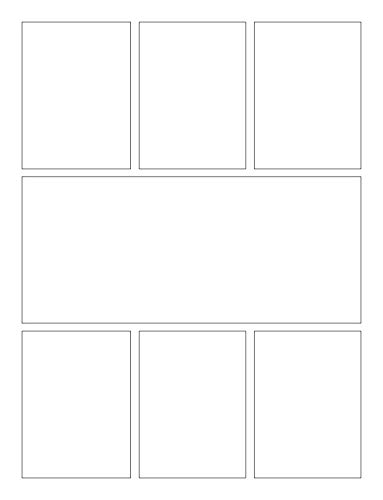 Blank Comic Book for Kids: Create Your Own Story, Drawing Comics and Writing Stories