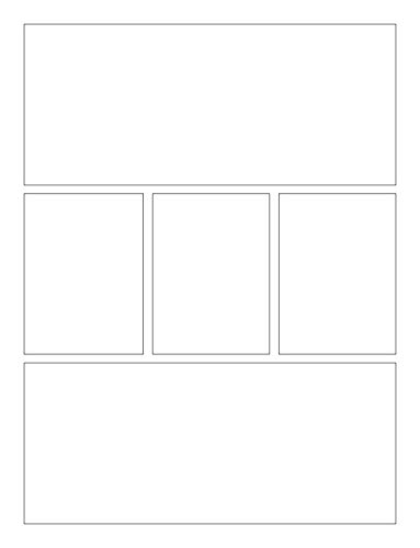 Blank Comic Book for Kids: Create Your Own Story, Drawing Comics and Writing Stories