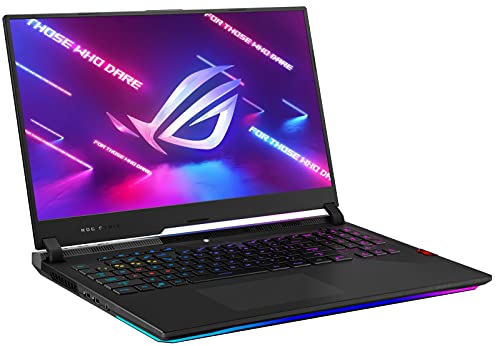 ASUS ROG Strix Scar 17 (2021) Gaming Laptop, 17.3” 300Hz IPS FHD Display, NVIDIA GeForce RTX 3070, AMD Ryzen 9 5900HX, 32GB DDR4, 1TB SSD, Opti-Mechanical Per-Key RGB Keyboard, Windows 10, G733QR-DS98