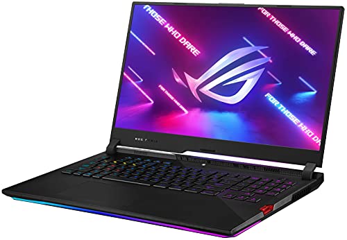 ASUS ROG Strix Scar 17 (2021) Gaming Laptop, 17.3” 300Hz IPS FHD Display, NVIDIA GeForce RTX 3070, AMD Ryzen 9 5900HX, 32GB DDR4, 1TB SSD, Opti-Mechanical Per-Key RGB Keyboard, Windows 10, G733QR-DS98