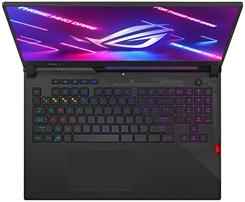 ASUS ROG Strix Scar 17 (2021) Gaming Laptop, 17.3” 300Hz IPS FHD Display, NVIDIA GeForce RTX 3070, AMD Ryzen 9 5900HX, 32GB DDR4, 1TB SSD, Opti-Mechanical Per-Key RGB Keyboard, Windows 10, G733QR-DS98