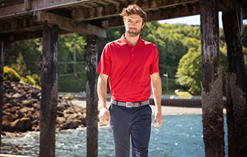 Cutter & Buck mens Short Sleeve Virtue Eco Pique Recycled Polo Shirt, Polished, Large US