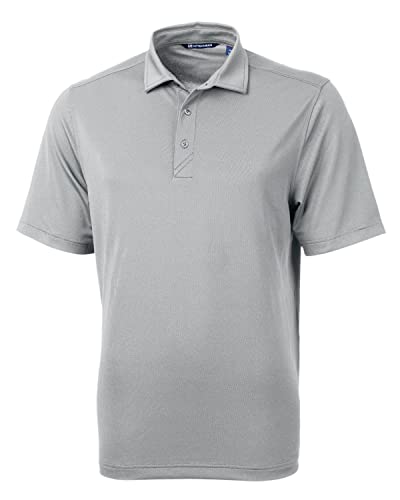 Cutter & Buck mens Short Sleeve Virtue Eco Pique Recycled Polo Shirt, Polished, Large US