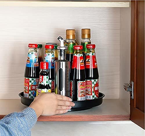 kuvar Lazy Susan Turntable Organizer Rotating Spinning Spice Rack Storage Container.