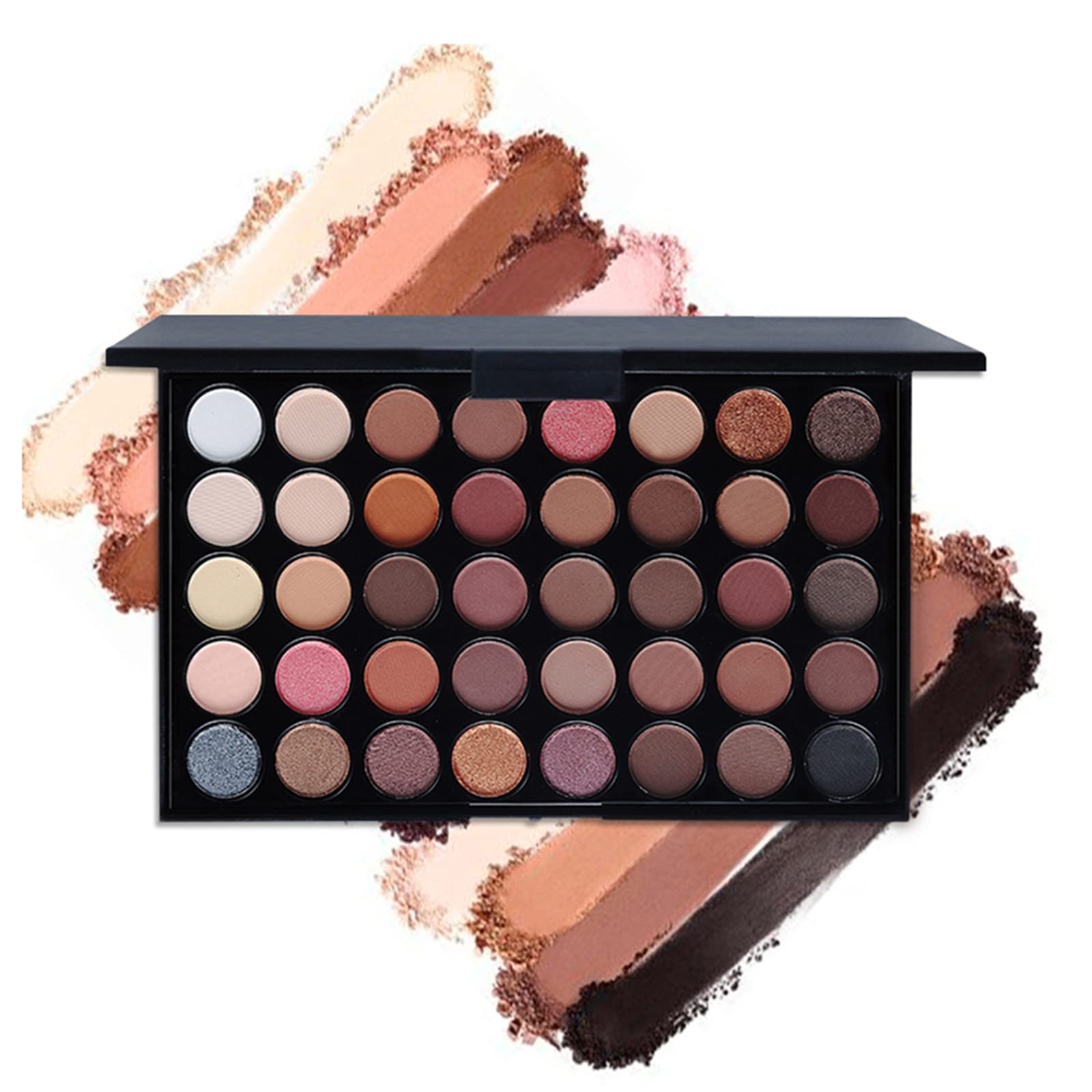 Pure Vie All-in-One Holiday Gift Makeup Set Cosmetic Essential Starter Bundle Include Eyeshadow Palette Lipstick Concealer Blush Mascara Foundation Face Powder - Makeup Kit for Women Full Kit
