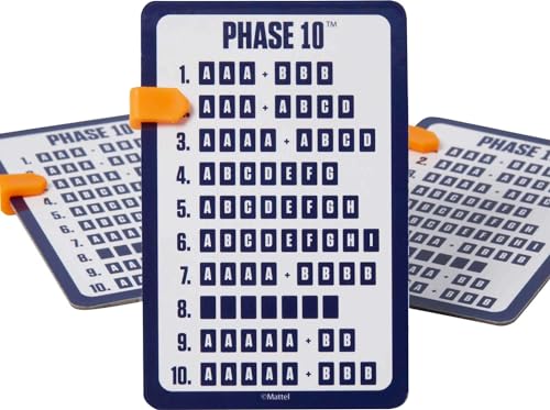 Mattel Games Phase 10 Card Game 40th Anniversary Edition for Kid, Adult & Family Game Night, Rummy-Style Play in Tin Storage Box