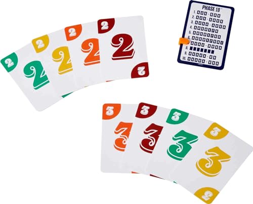 Mattel Games Phase 10 Card Game 40th Anniversary Edition for Kid, Adult & Family Game Night, Rummy-Style Play in Tin Storage Box