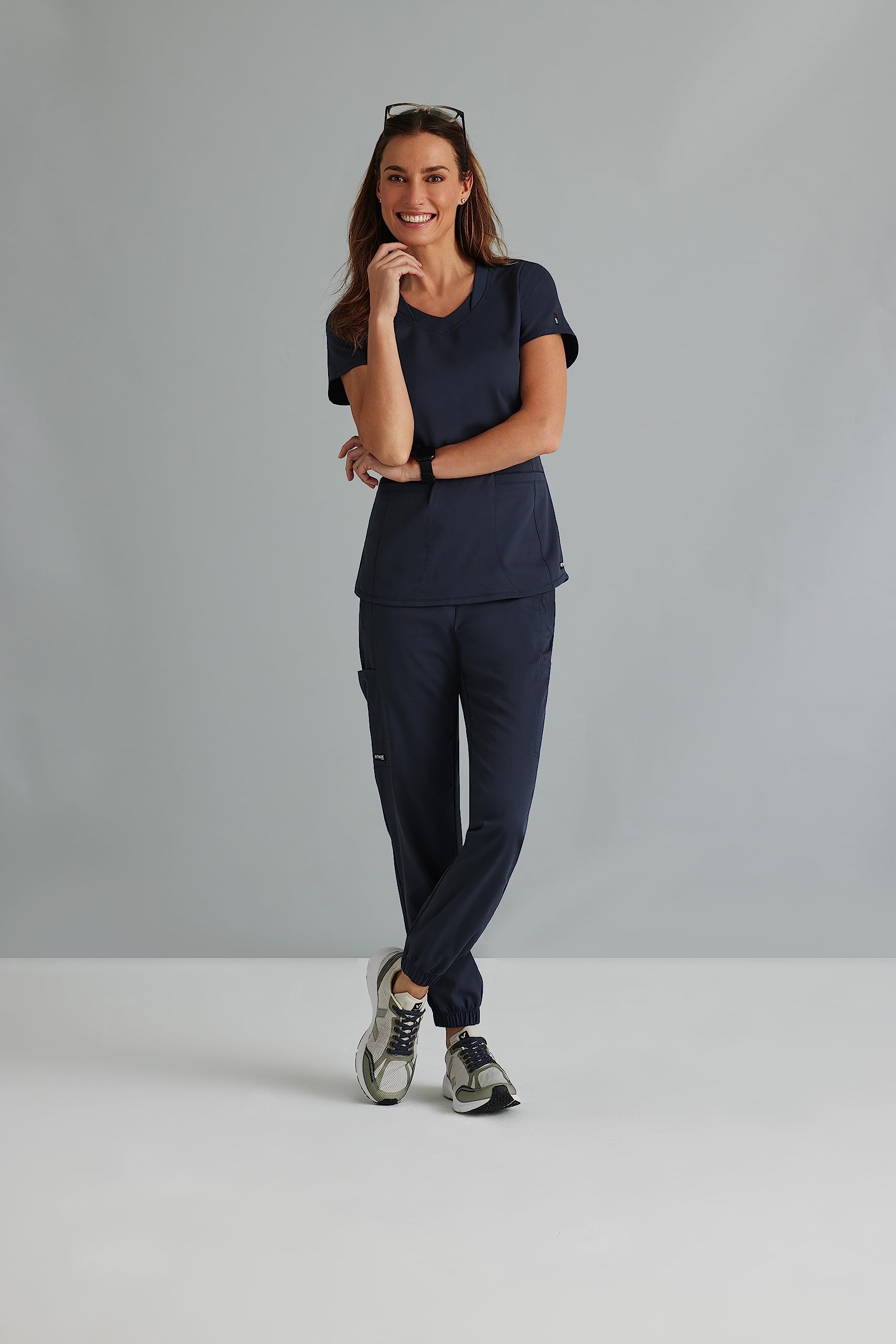 BARCO Grey's Anatomy Spandex Stretch Direct - Dash Scrub Jogger for Women Medium Regular Black