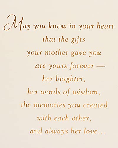 American Greetings Sympathy Card for Loss of Mother (In Memory of Your Mother)