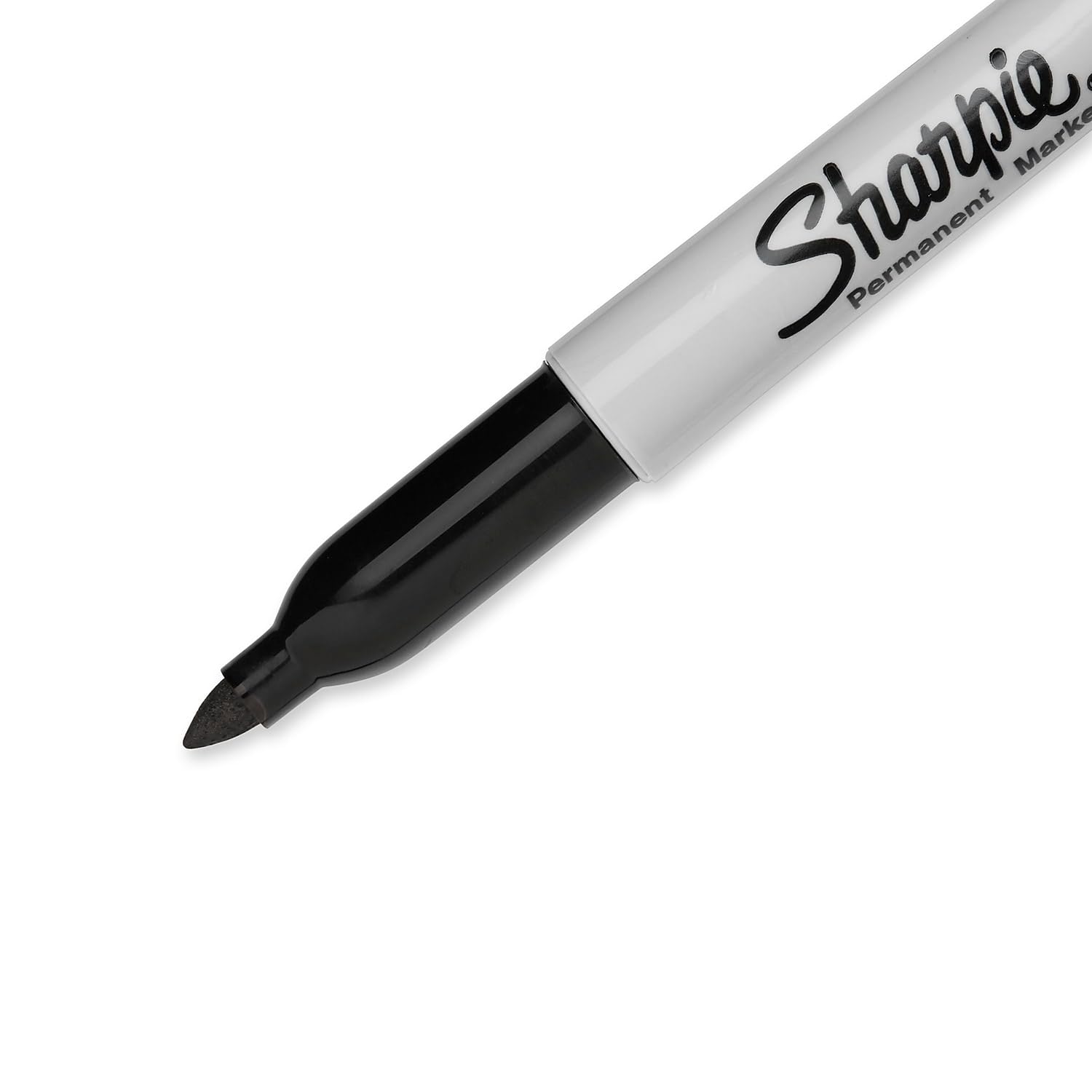 SHARPIE Permanent Markers, Fine Point, Black, 12 Count