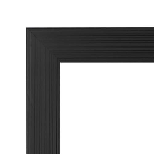 2 Pack 5x7 Picture Frame, Black Picture Frame for Wall and Tabletop Display, Resistant Plastic Photo Picture Frame with Clear Plexiglass for Vertical or Horizontal Display