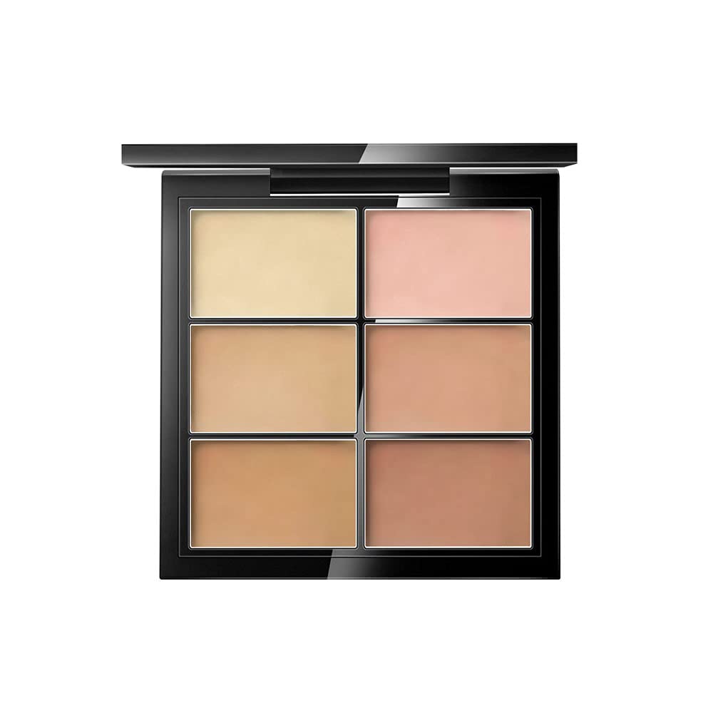 ZFC Concealer Palette 6 Shades Makeup Contour Palette Facial Camouflage Contour Full Coverage Foundation Cream Beauty Make up Concealer Kit (6 colors)