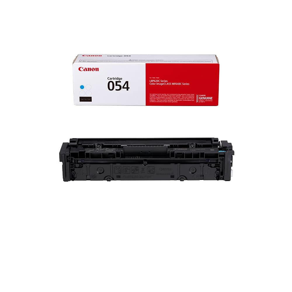 Canon 054 Toner Cartridge for imageCLASS LBP622Cdw and MF644cdw - Cyan, Magenta, Yellow, Black 4 Pack in Retail Packing