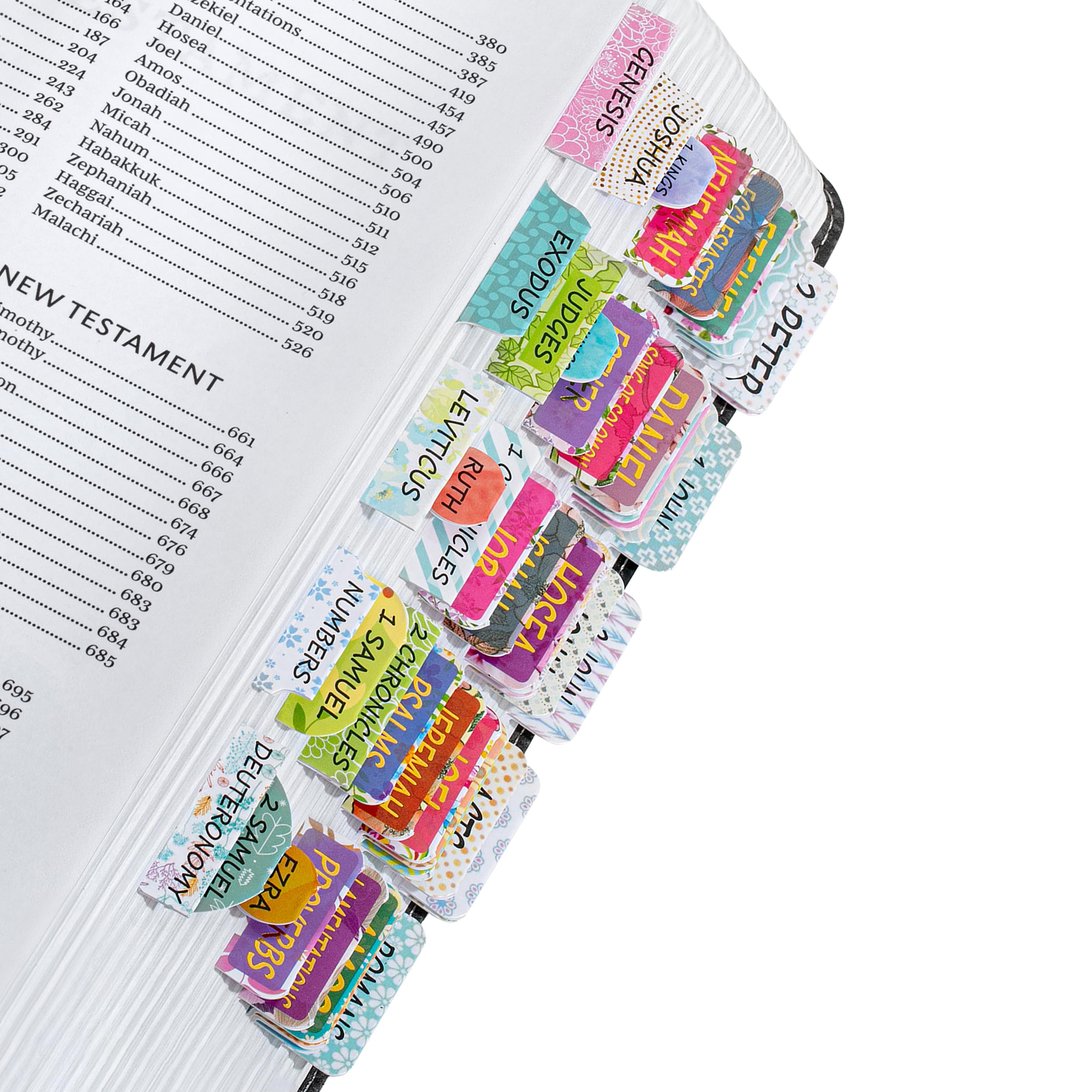 Mr. Pen- Bible Tabs, 3 Different Design, 222 Tabs, Bible Journaling Supplies, Bible Tabs Old and New Testament, Bible Tabs for Women, Bible Book Tabs, Bible Study Supplies, Tabs for Bible