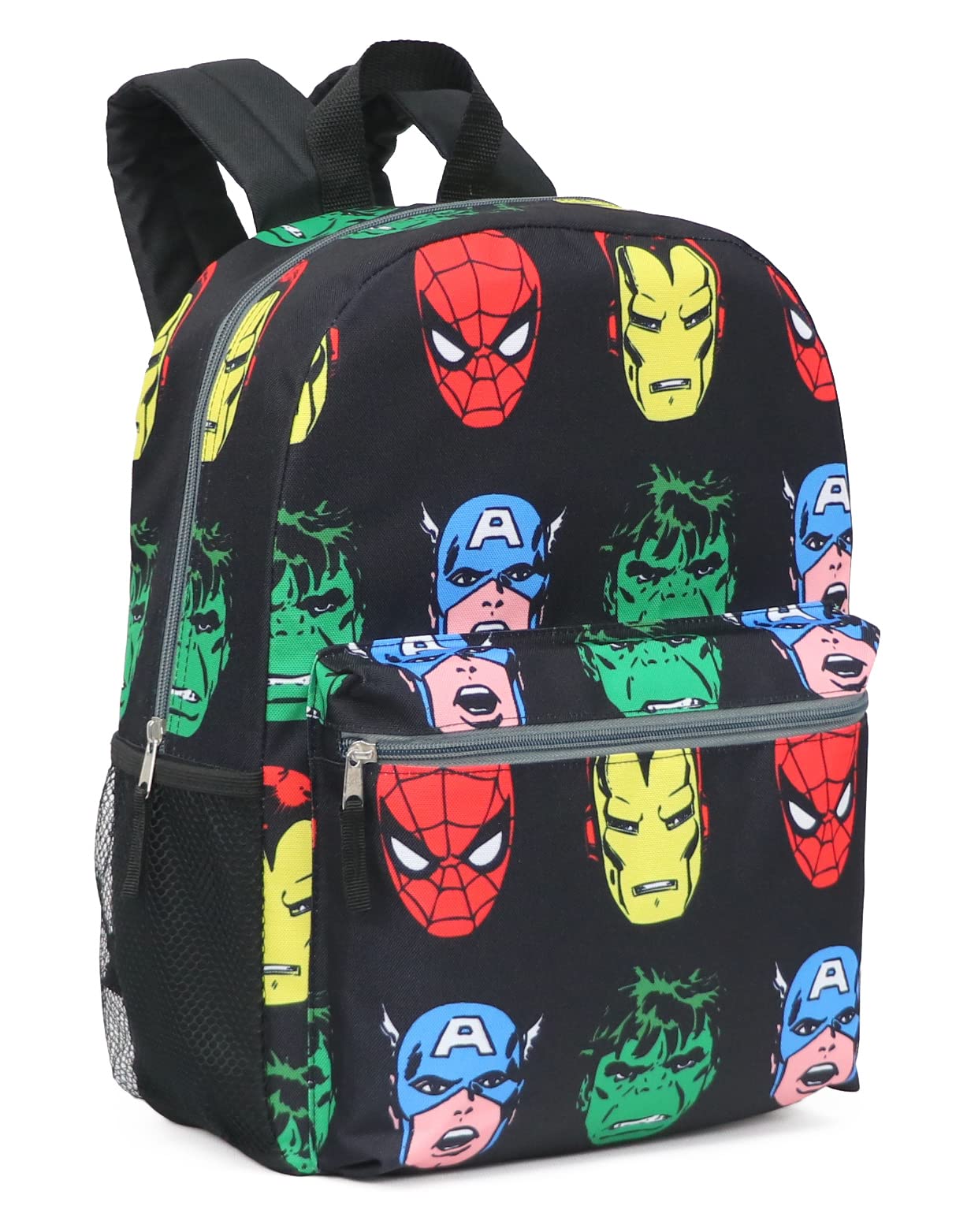 Marvel Avengers Kids Full Size All Over Print 16" Comic Backpack