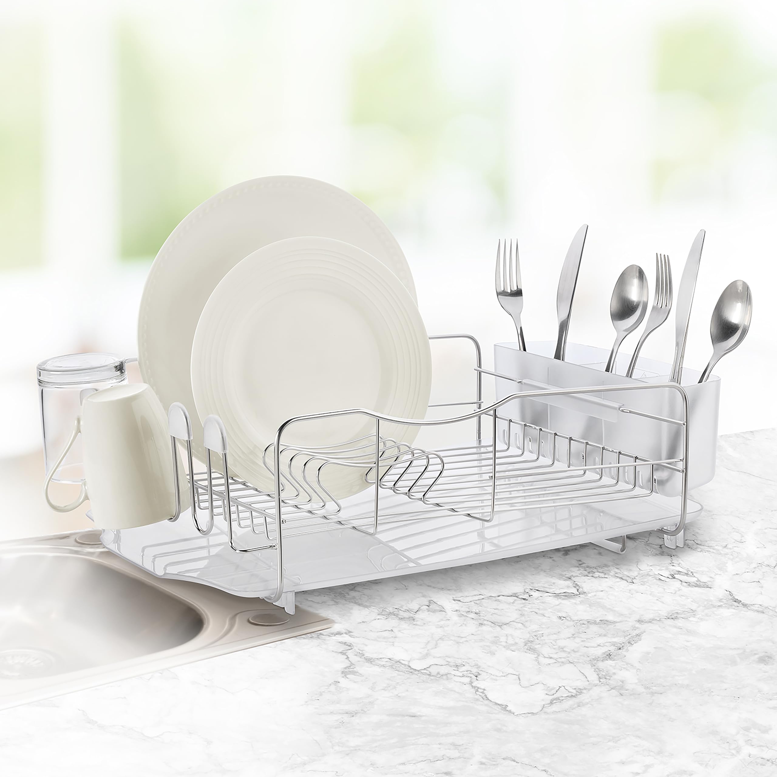 Polder Advantage 3-Piece Stainless Steel Dish Rack