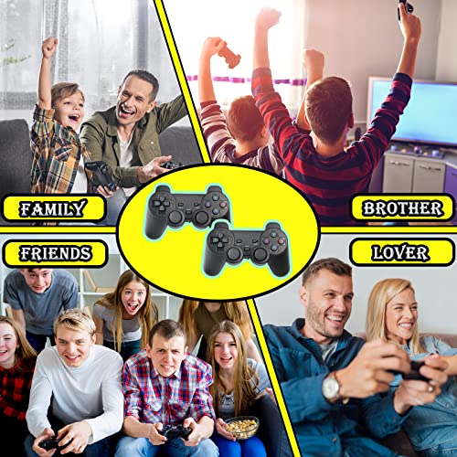Trovono Wireless Retro Game Console,Built in 10000+ Classic Games,9 Emulators,Plug and Play Video Game Stick 4K High Definition HDMI Output for TV with Dual 2.4G Wireless Controllers