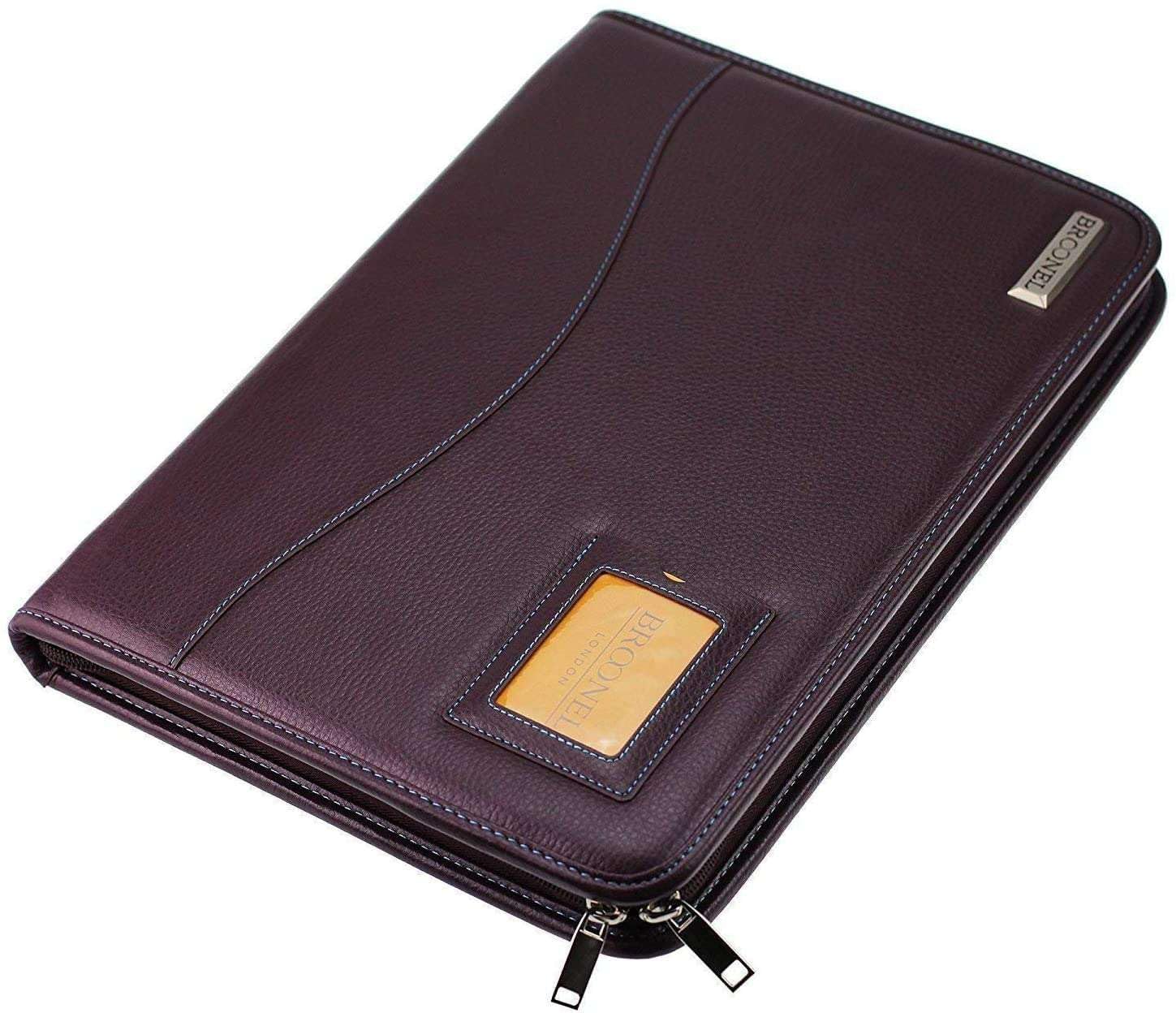 Broonel - Contour Series - Purple Heavy Duty Leather Protective Case - Compatible with HP Elite x2 G4 12.3" WUXGA+ Touchscreen Detachable Tablet