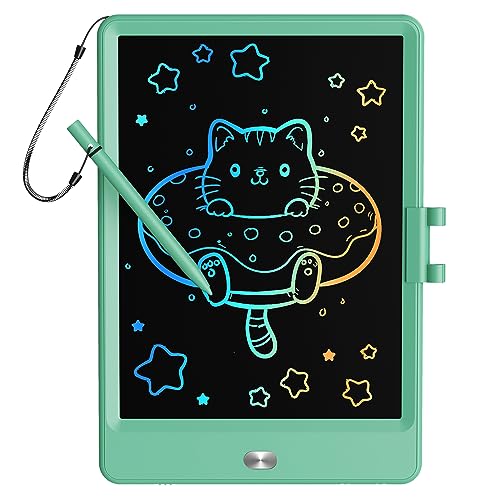 TEKFUN Kids Toys Toddlers Toys for Boys and Girls, 8.5in LCD Writing Tablets Drawing Pad for Kids, Light Doodle Pad Drawing Board for Toddlers, Gifts Toys for 3 4 5 6 7 Year Old Girls Boys(Green)