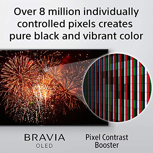 Sony A8H 65-inch TV: BRAVIA OLED 4K Ultra HD Smart TV with HDR and Alexa Compatibility - 2020 Model