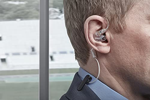 Shure SE425 PRO Wired Earbuds - Professional Sound Isolating Earphones with Detailed Sound, Dual-Driver Hybrid, Secure in-Ear Fit, Detachable Cable, Durable Quality - Clear (SE425-CL)