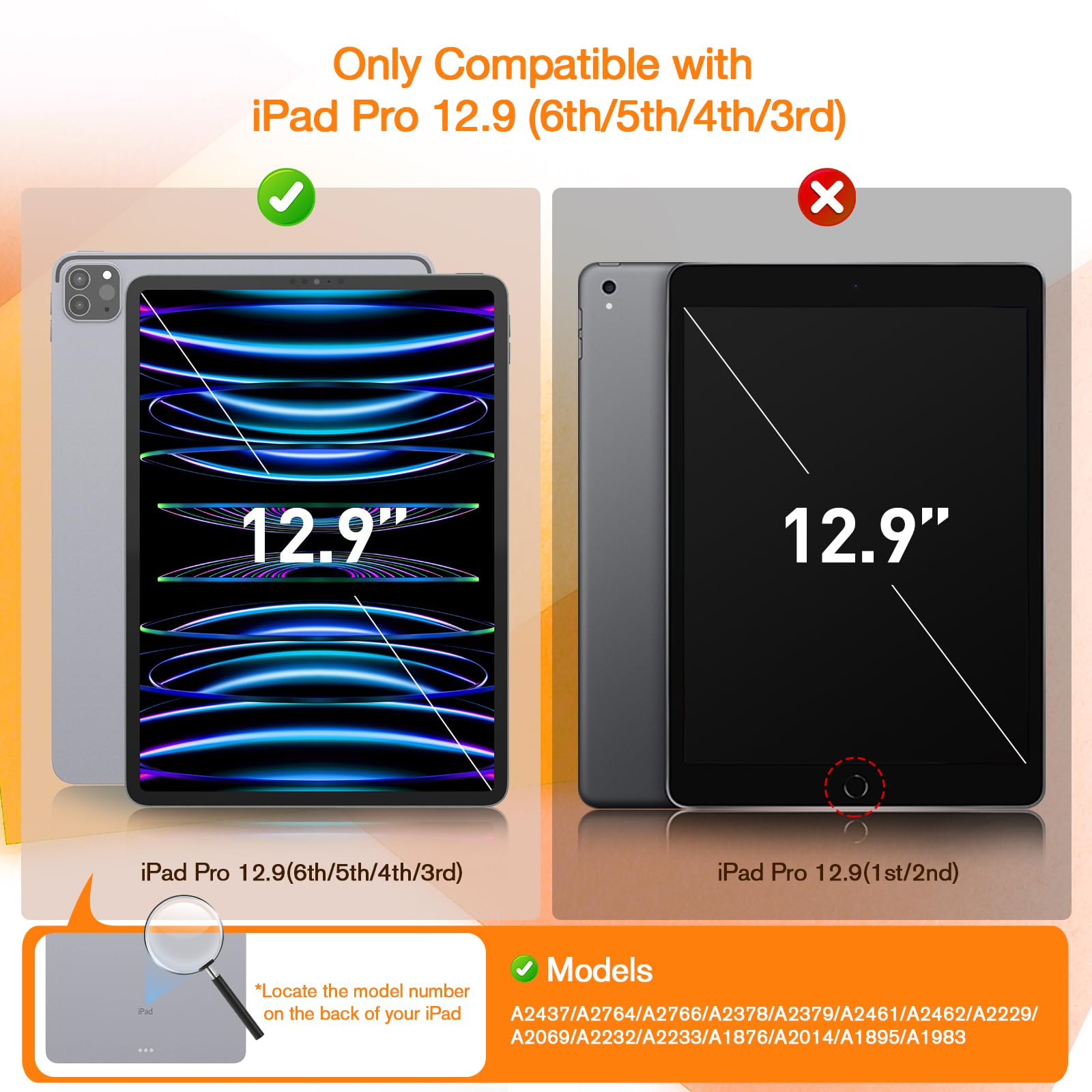 KCT Paperfeel Glass Screen Protector Compatible with iPad Pro 12.9 6th/5th/4th/3rd Generation (2022&2021&2020&2018), Matte Surface, Tempered Glass, EZ Kit