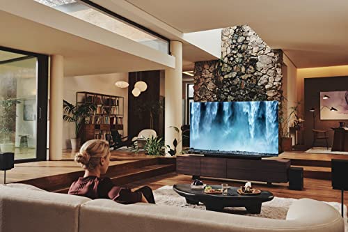 SAMSUNG QN65QN85BAFXZA 65" 4K Neo QLED UHD Smart TV in Titan Black with a Sanus Systems VLF728-B2 Full Motion Wall Mount (2022)
