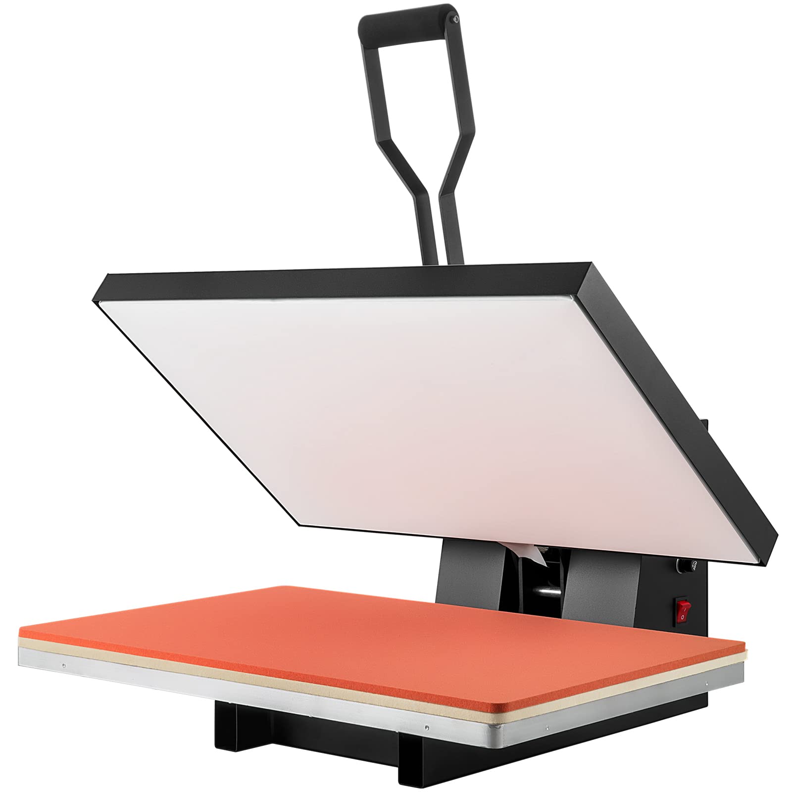 VEVOR Heat Press Machine, 16 x 24 in / 40 x 61 cm, Clamshell Sublimation Transfer Printer Teflon Coated, Digital Precise Heat Control, Silica-Gel Sponge Powerpress for T-Shirt Bag Pad Pillow