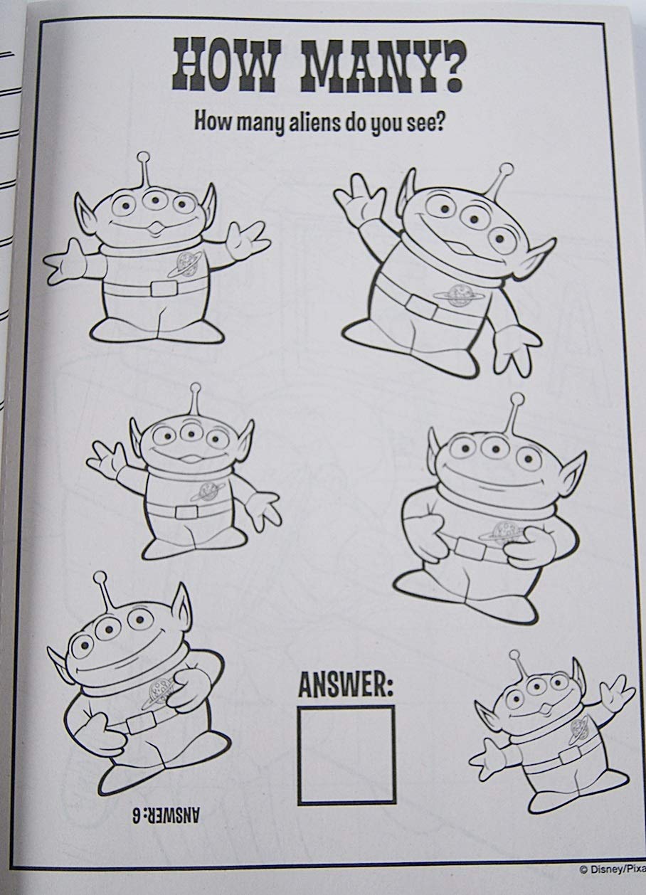 Toy Story 4 Gigantic 224 Page Coloring Book - 7.75 x 10.75 Inches