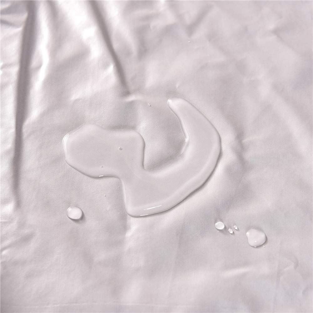 Holawakaka King Waterproof Mattress Encasement Protector Black Fitted Sheet Breathable Bed Mattress Pad Cover, 14" Deep Pocket (Black, King)