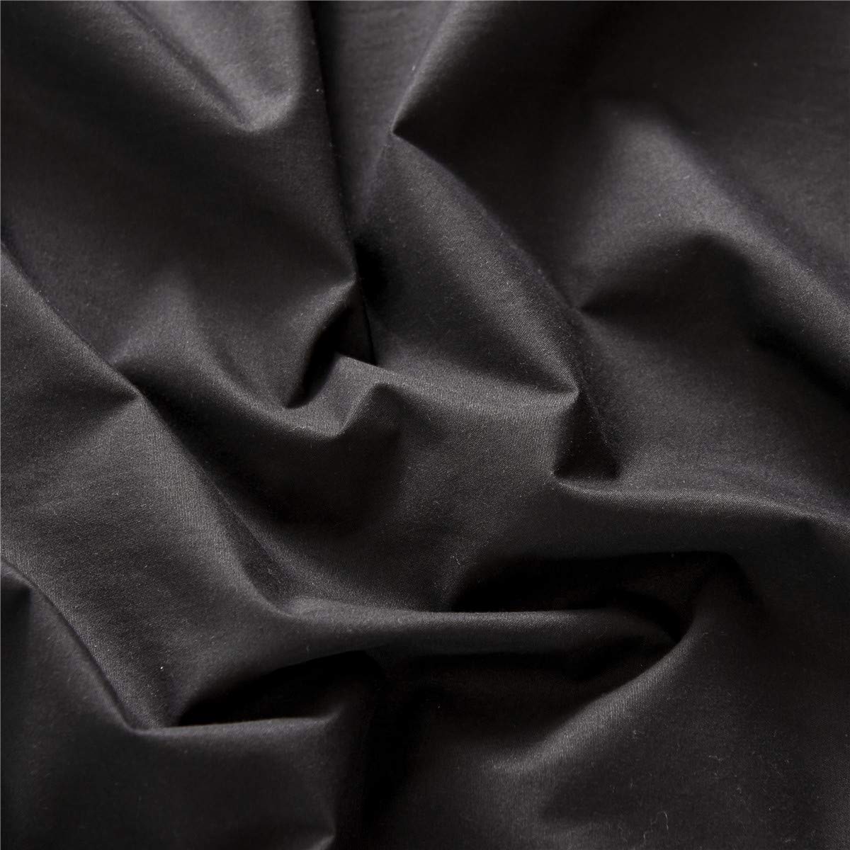 Holawakaka King Waterproof Mattress Encasement Protector Black Fitted Sheet Breathable Bed Mattress Pad Cover, 14" Deep Pocket (Black, King)