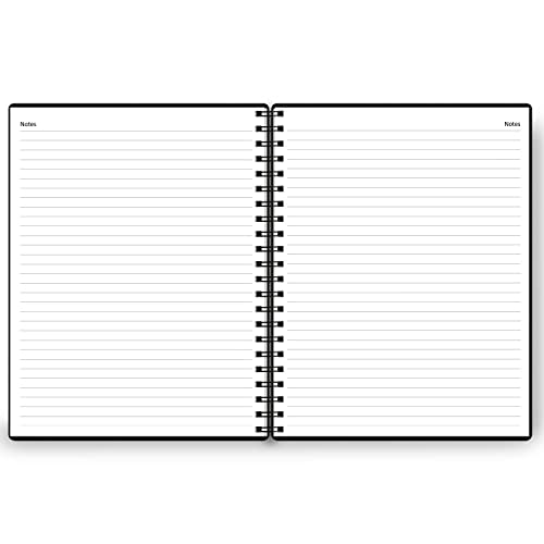Undated Daily Planner - Undated Planner with Hourly Schedules, Action Items and Follow-up, A4 Daily Organizer Notebook to Increase Productivity, Appointment Book for Time Management, 8.5 × 11 Inch
