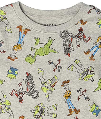 Amazon Essentials Disney | Marvel | Star Wars Toddler Boys' Pajama Set (Previously Spotted Zebra), Pack of 2, Toy Story Friends, 4T