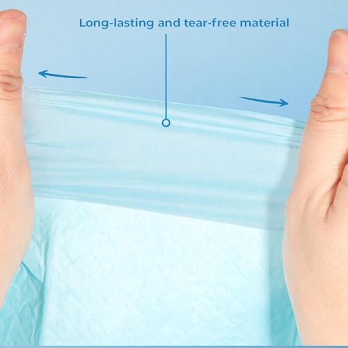 Best Pet Supplies Puppy Pads - Disposable, Dog Training Potty, Super Absorbent Baby Blue Puppy Pee Pads for Dogs (100 Count)