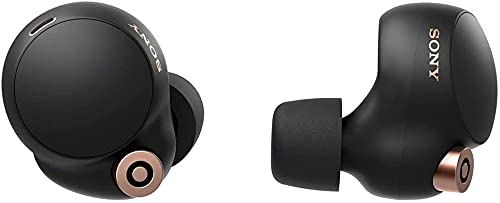 Sony WF-1000XM4 Noise Canceling Wireless Earbud Headphones - Black (Renewed)