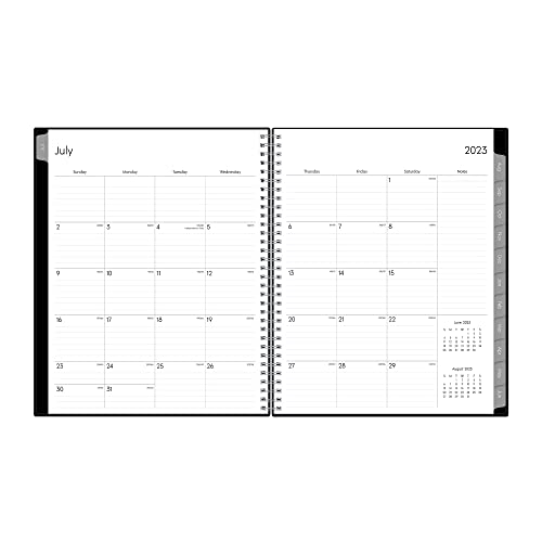 Blue Sky 2023-2024 Academic Year Weekly and Monthly Planner, 8.5" x 11", Flexible Cover, Wirebound, Enterprise (144719)