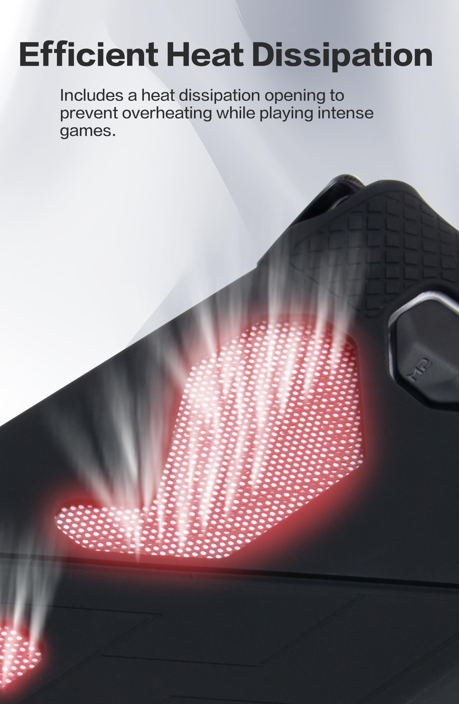 Silicone Case for ROG Ally, Protective Case for ROG Ally with Tempered Glass Screen Protectors, Dust-Proof Net, Joystick Protectors and 3.1 Adapter - Black