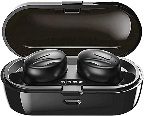 Hoseili【2022new editionBluetooth Headphones】.Bluetooth 5.0 Wireless Earphones in-Ear Stereo Sound Microphone Mini Wireless Earbuds with Headphones and Portable Charging Case for iOS Android PC. XGB6