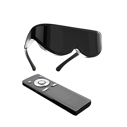 AMPACO All-in-one Head Mounted 256GB Memory 3D Android Video Smart Glasses 3DVR 1000Inch Giant Screen VR Headset HDMI Eyeglasses (Color : Black color128GB)